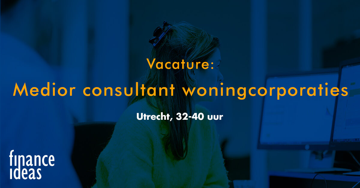 Medior consultant woningcorporaties - Finance Ideas